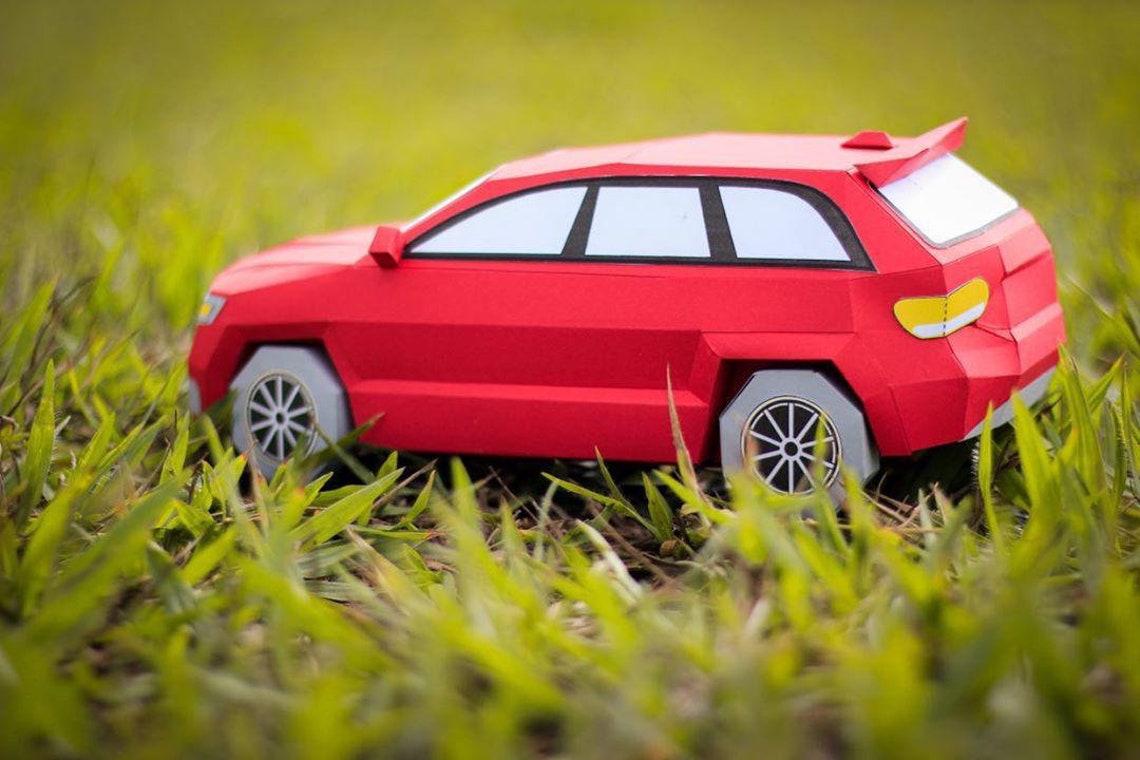 DIY Papercraft Jeep Modelpaper Car3d Papercraftlow Poly | Etsy Canada