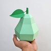 DIY Papercraft Lemon,low Poly Lemon,3d Papercraft Lime,citrus Fruit ...
