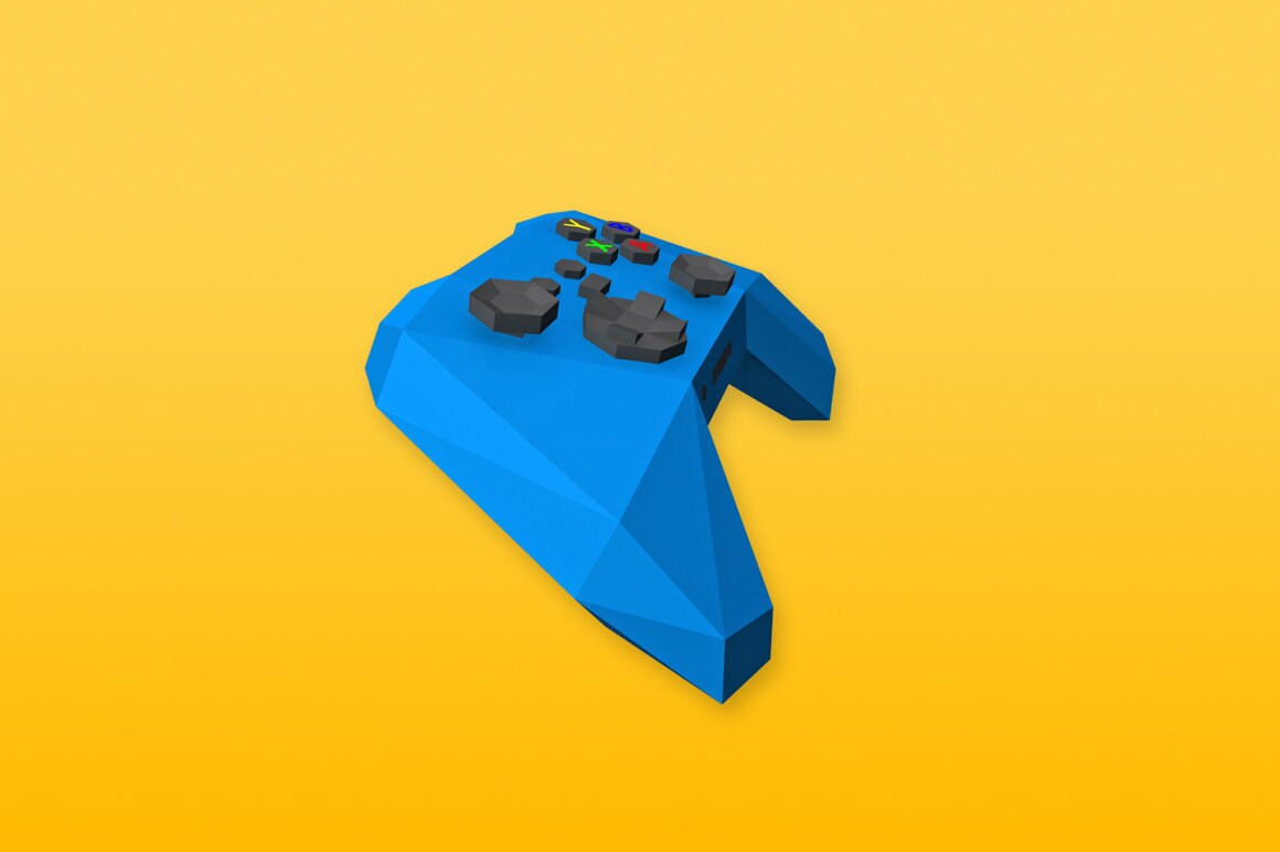 DIY Papercraft Gamepad Game Joystick Virtual Reality Props - Etsy UK