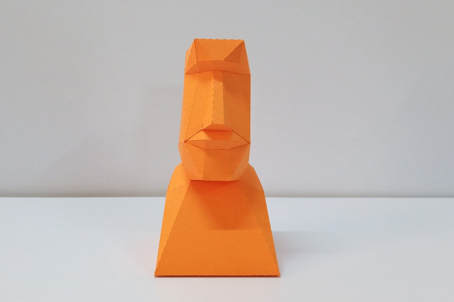 DIY Papercraft Moai Statue Moai Sculpture Human figure | Etsy