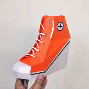 DIY Papercrafts,paper Shoe,canvas Shoe,printable Shoe,3d Shoe Model ...