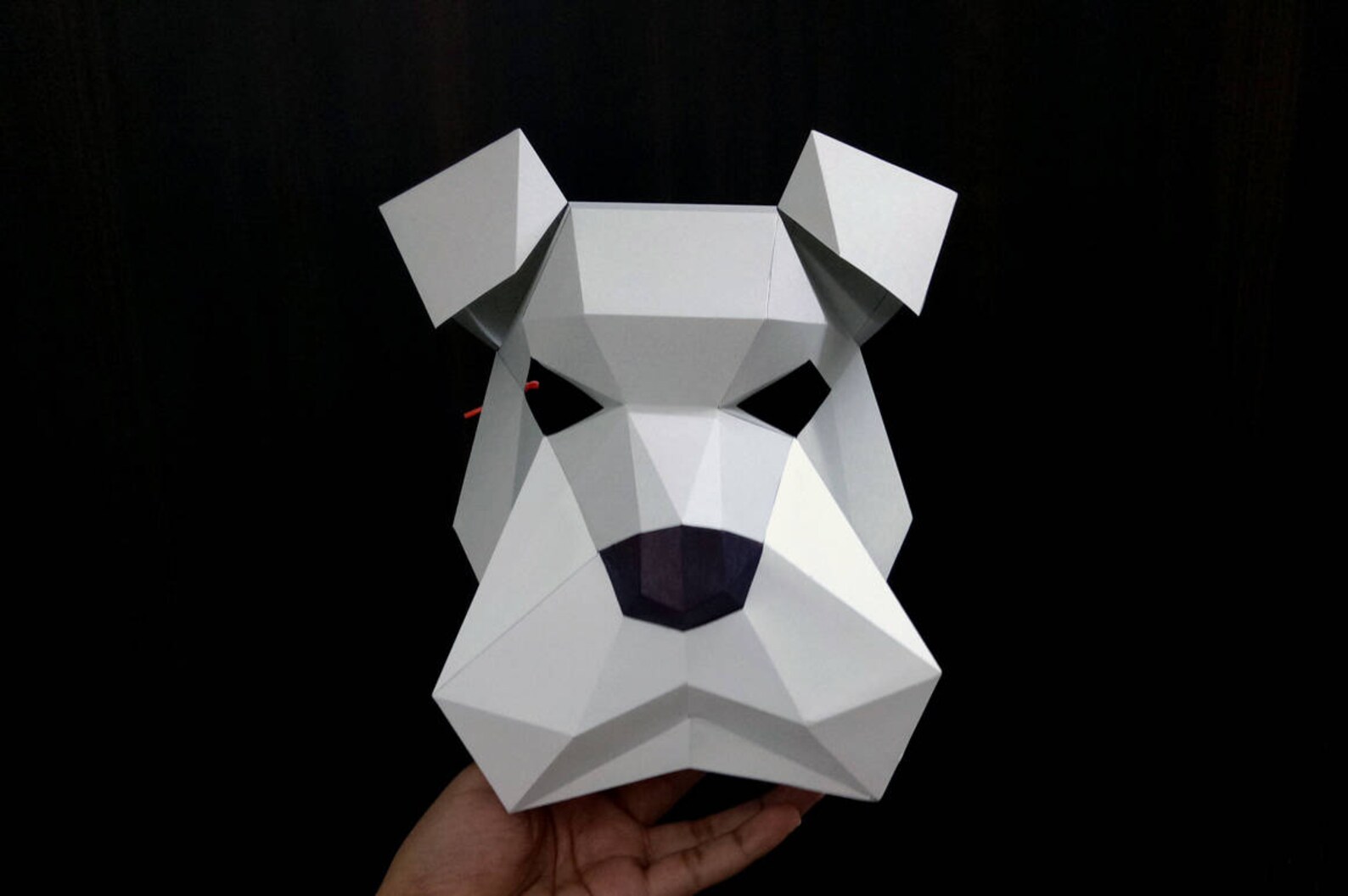 DIY Papercraftsschnauzer Dogschnauzer Maskparty - Etsy