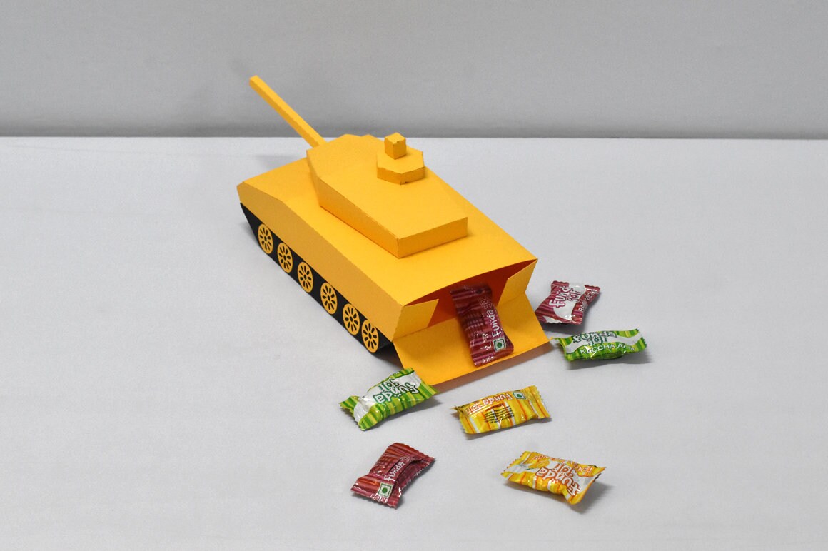 DIY Papercraft Tank favourArmy Tank favorLowpoly tank3d | Etsy