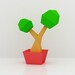 DIY Lowpoly Bonsai Tree, Paper Tree, Paper Bonsai Tree, Paper Plants ...