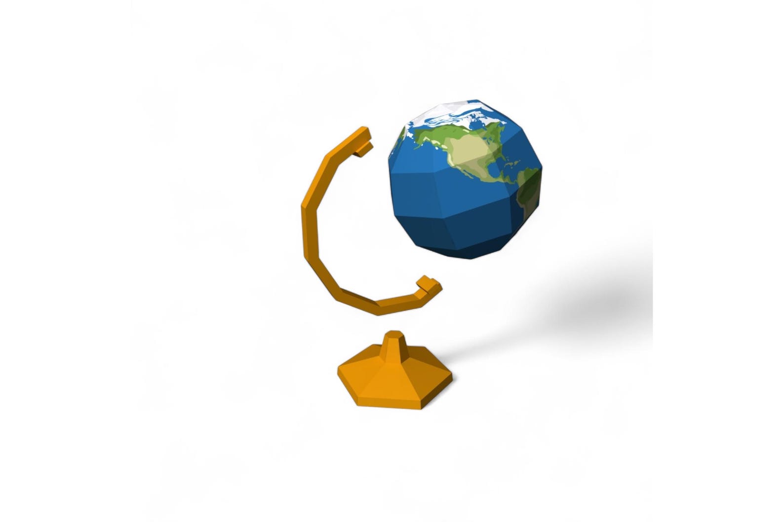 Papercraft Globe Model, Printable World Map (PDF/PNG) - Etsy