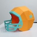 Football Helmet Papercraft,cricket Helmet,sports Helmet,party Helmet ...