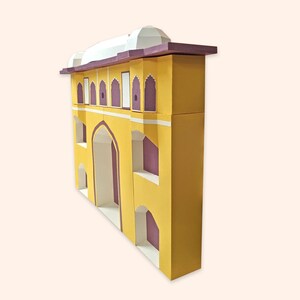 DIY Papercraft Fort Wall Art, Lowpoly Papercraft Art, 3d Wall Art ...