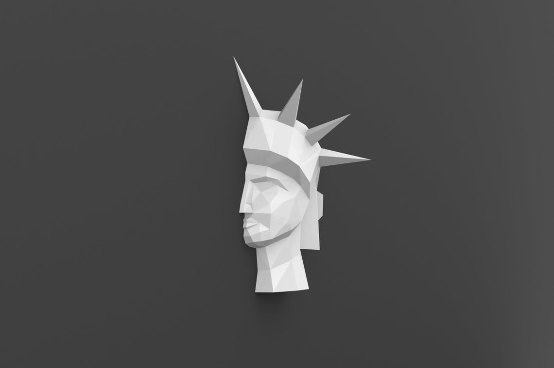 DIY Papercraftstatue of Liberty Papercraft Trophystatue - Etsy