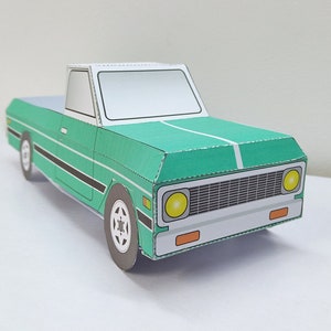 DIY Pick up Truck Favor,party Favor,papercraft Pick up Truck Model ...