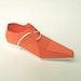 DIY Square Toe Shoe, Paper Model, Formal Shoe,3d Papercrafts,origami ...
