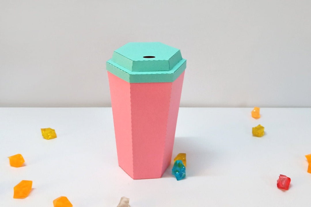 DIY Papercraft Coffee Mug Favor,coffee Mug Svg,paper Mug,papercraft Mug ...