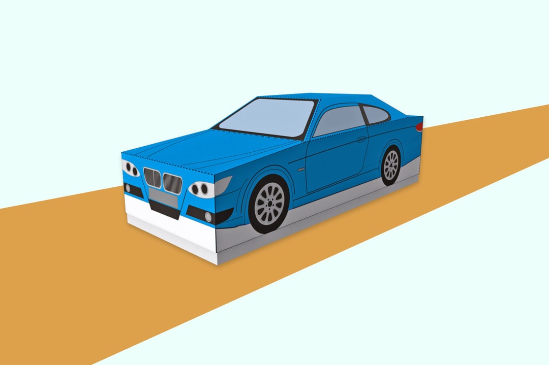 DIY Printable Car Favor,goodies Box,papercraft Car,gift Box,candy Box ...