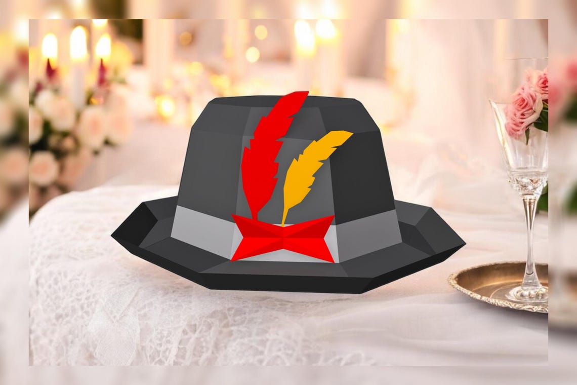 DIY Papercraft Party Hat Templates (digital Files) - Etsy