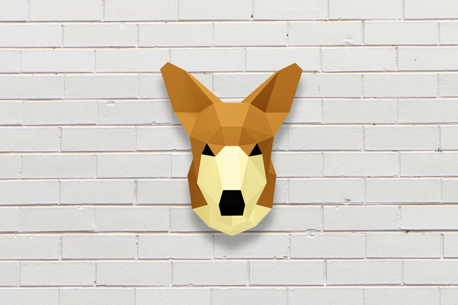 DIY Papercarft Corgi Trophy papercraft sculpturePaper | Etsy