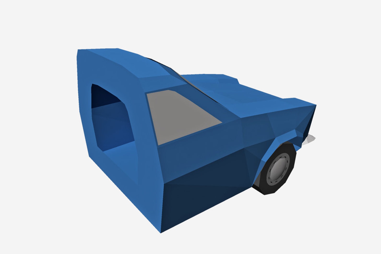 DIY Papercraft Car front wall decorwall mount3d wall | Etsy