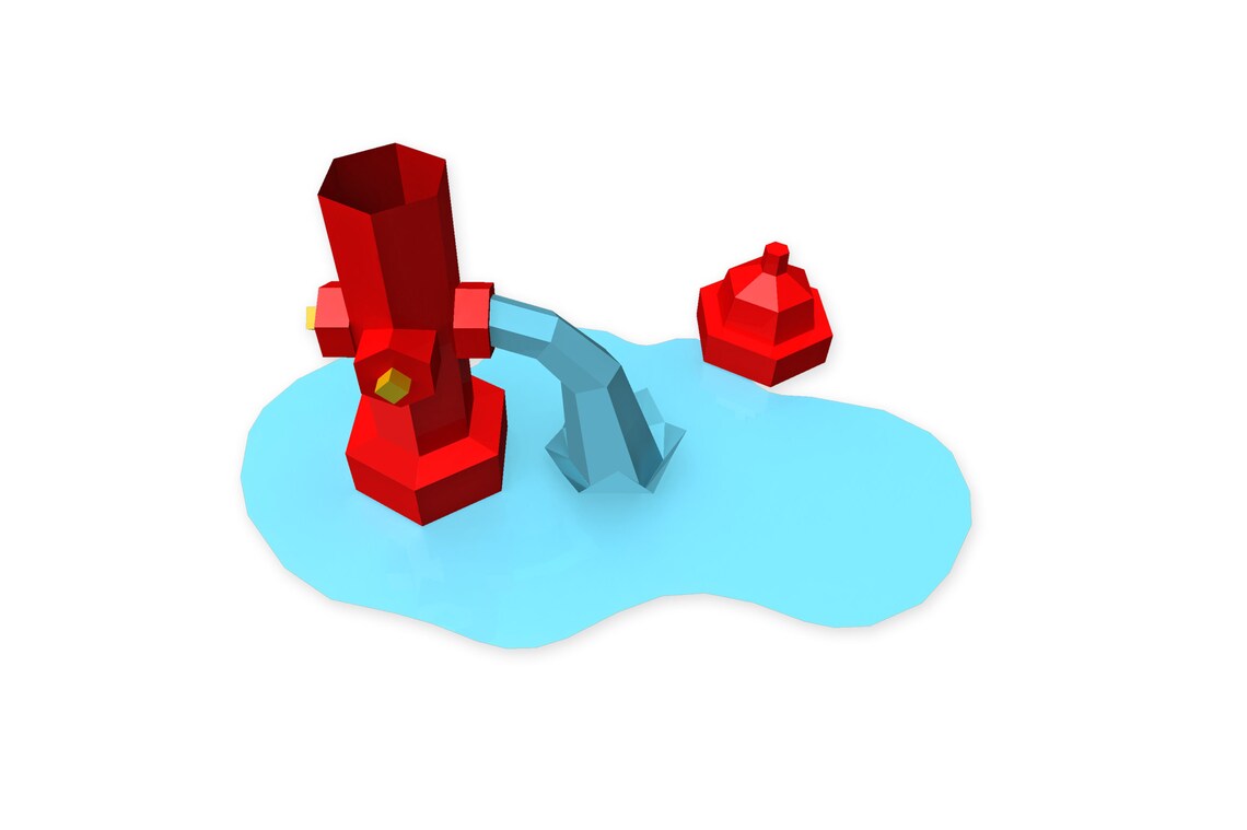 DIY Fire Hydrant Water Hydranrtfire Safety Propswater - Etsy