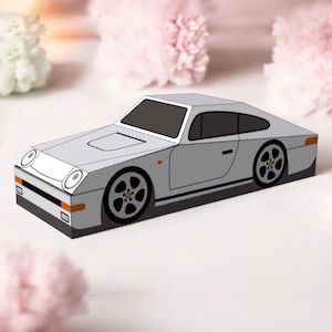 DIY Porsche Carrera 911 Papercraft Car, Party Favor (digital Files) - Etsy