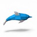 DIY Papercraft Dolphin, Dolphin Png, Paper Koi Fish Toys, Dolphin ...