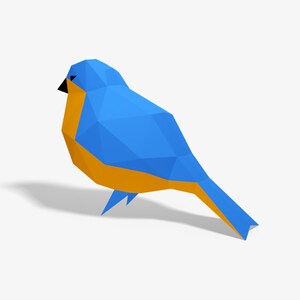 DIY Papercraft Sparrow Bird,lowpoly Sparrow,lowpoly Bird,lowpoly ...