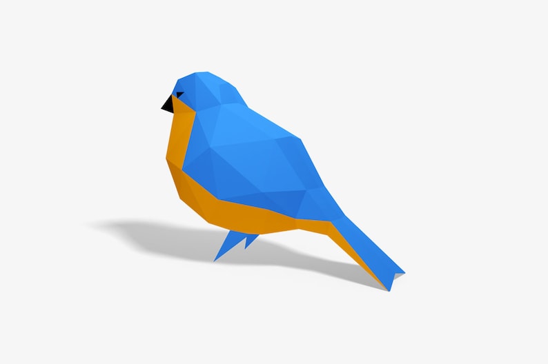 DIY Papercraft Sparrow Birdlowpoly Sparrowlowpoly - Etsy