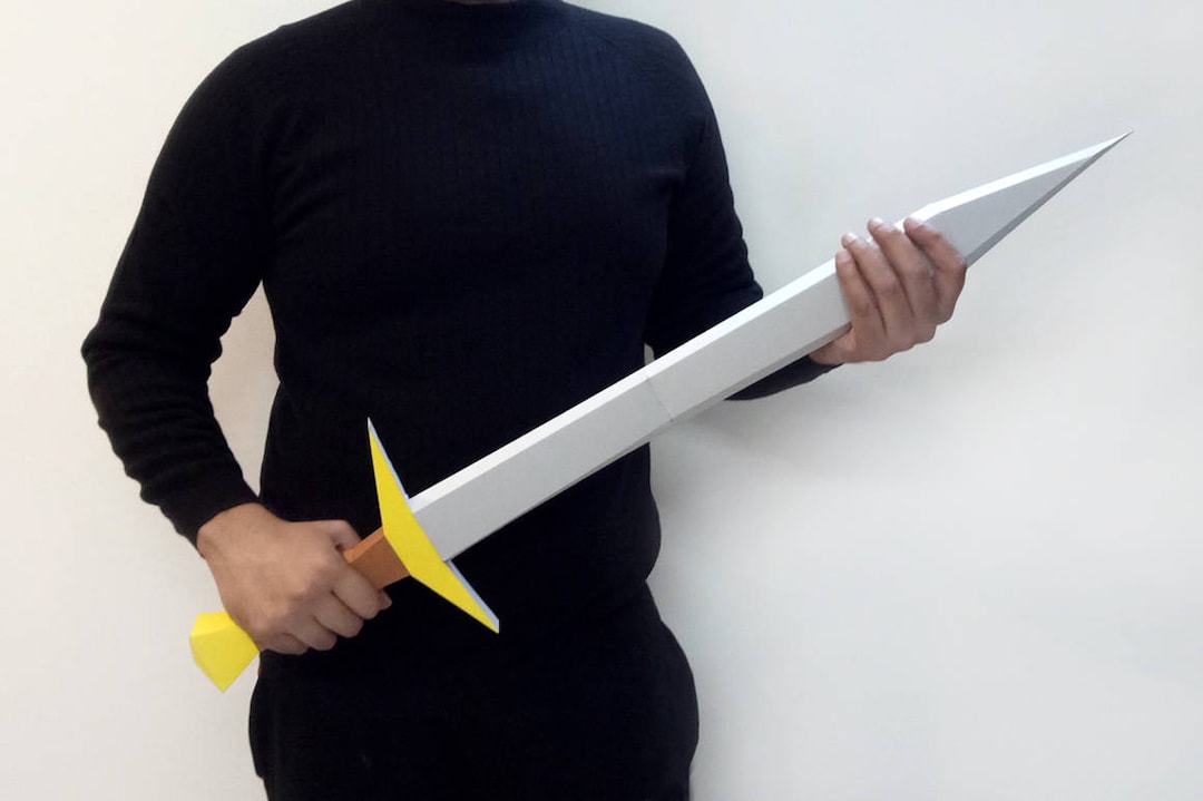 DIY Papercraft Sword ,DIY Papercraft,3d Papercraft,lowpoly,papercraft ...