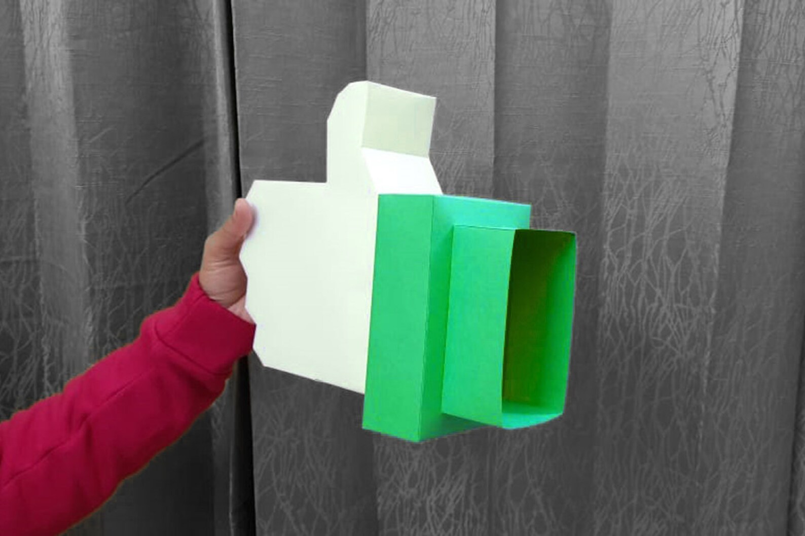 DIY Papercraft Thumbs Upcheer up Signall the Best Signhand - Etsy