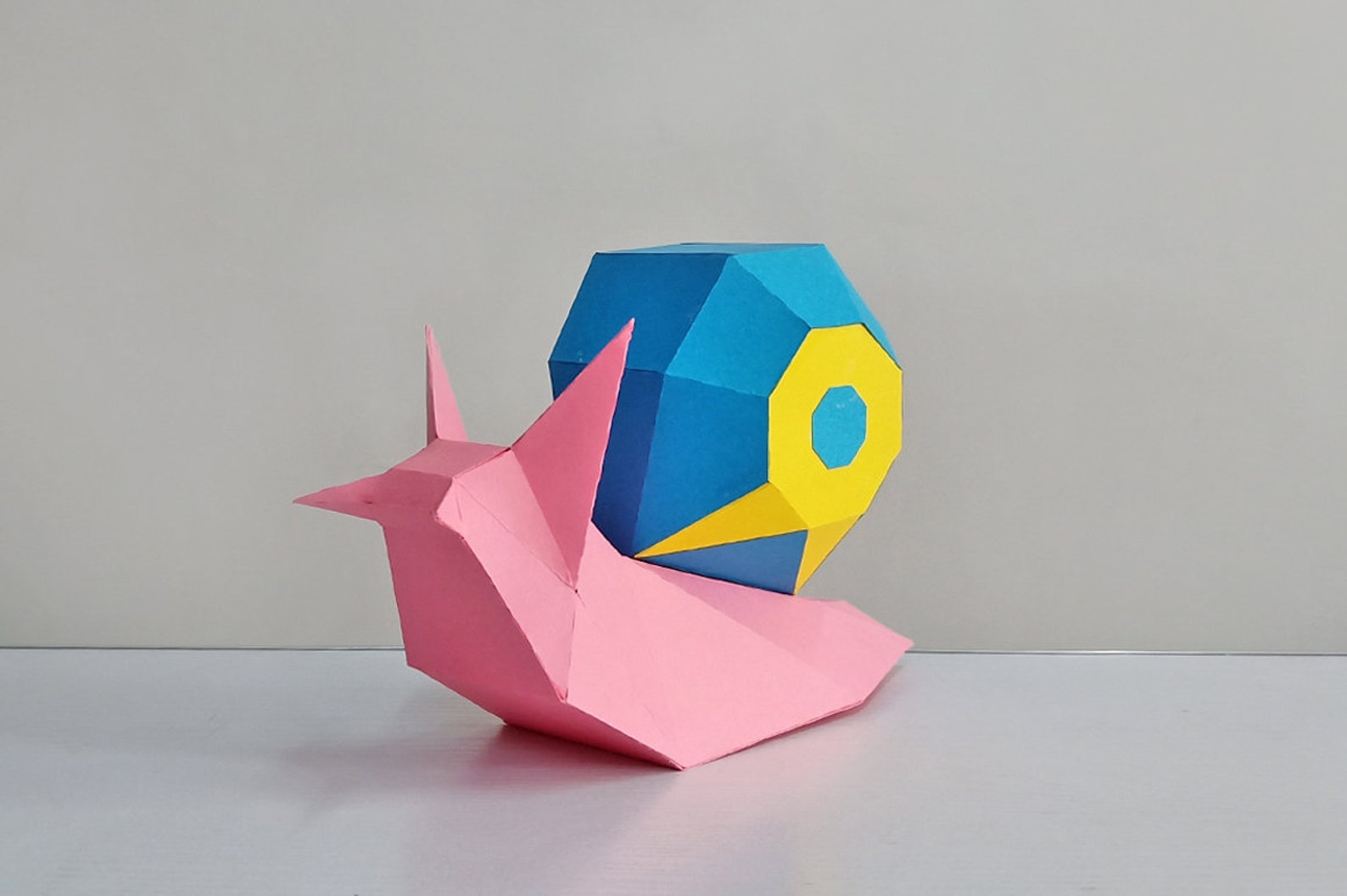 DIY Papercraft SnailPaper Snail modelPrintablesPaper | Etsy