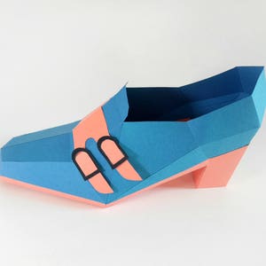 Papercraft,high Heels Ankle Shoe,digital Download,shoe Model,diy Kits ...
