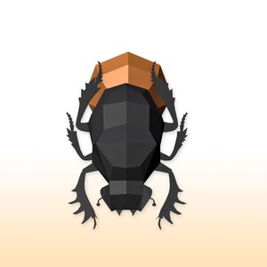 DIY Papercraft Dung Beetle,ladybug,lady Bug,lady Beetle,printable ...