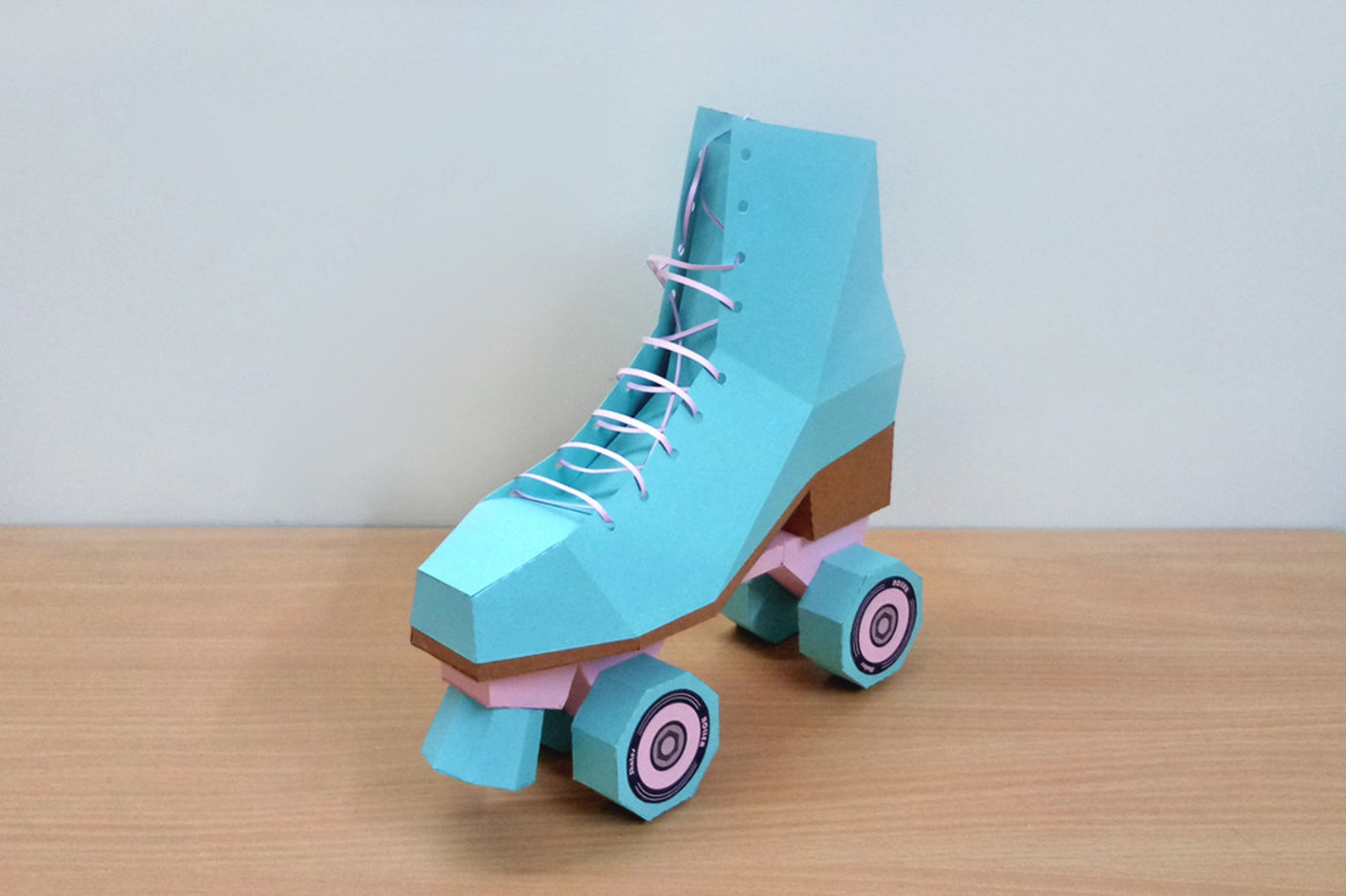 DIY Papercraft Roller Skate Shoe Template (digital Download) - Etsy
