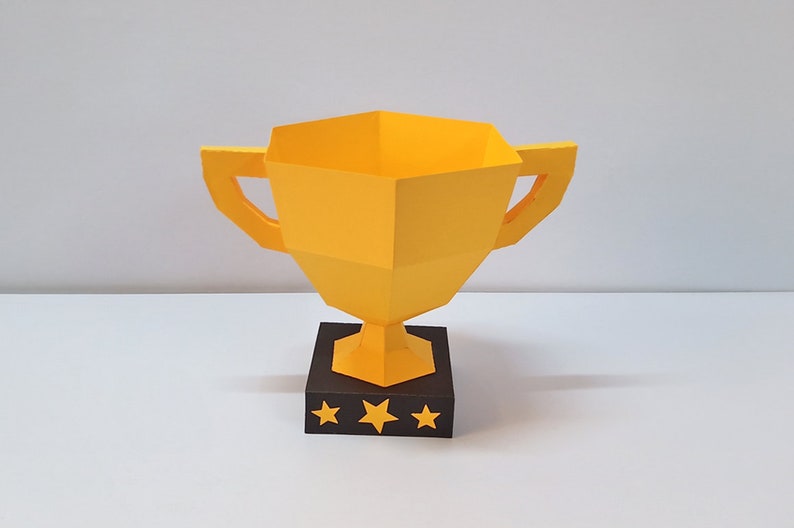 Bomboniera trofeo fai-da-te trofeo Papercraft trofeo hockey - Etsy Italia
