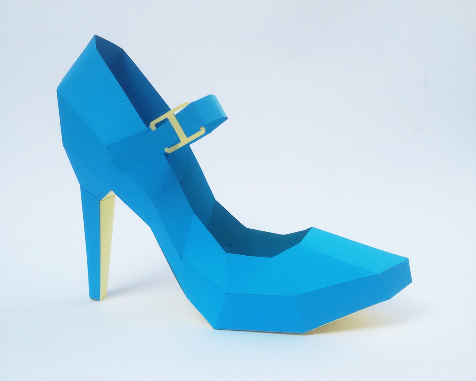 DIY Papercraft Belly Shoe,papercraft Shoe,high Heel Belly, 3d ...