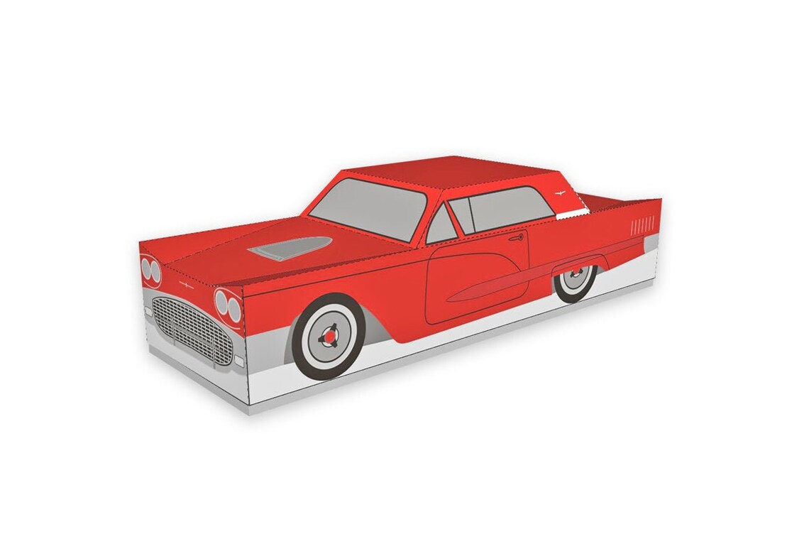 DIY Printable Car Favorgoodies Boxpapercraft Cargift | Etsy