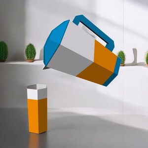 DIY Papercraft Juicer Machine, Juicer Mixer Grinder Model, Kitchen ...