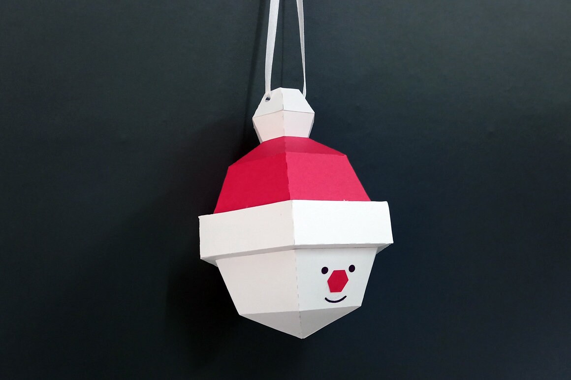 DIY Papercraft Santa Claussanta Claus Danglercar - Etsy