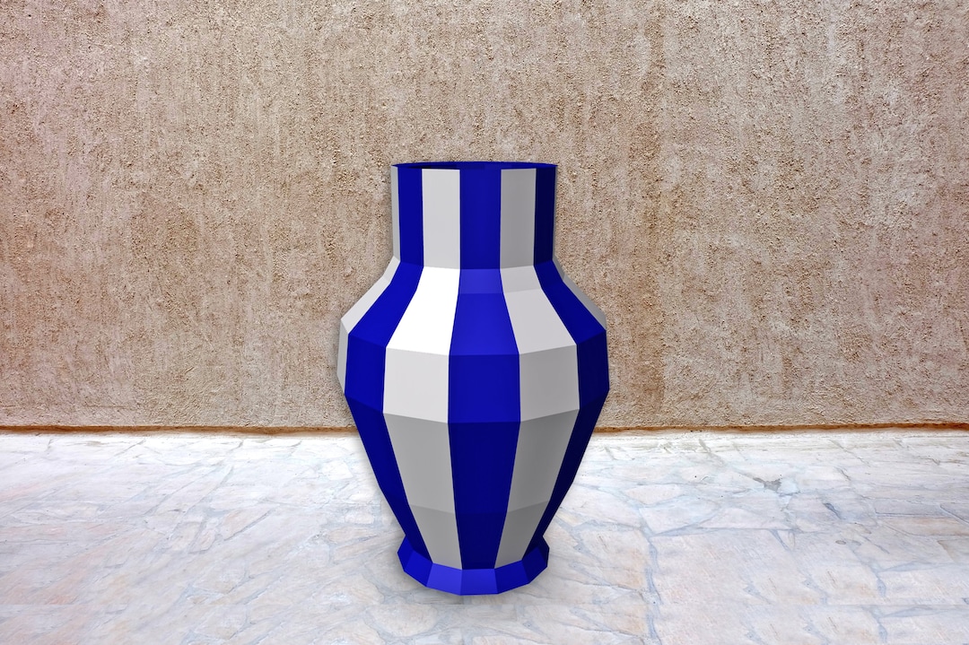 DIY Papercraft Vase,home Decor,printable Papercrafts,3d Paper Model ...