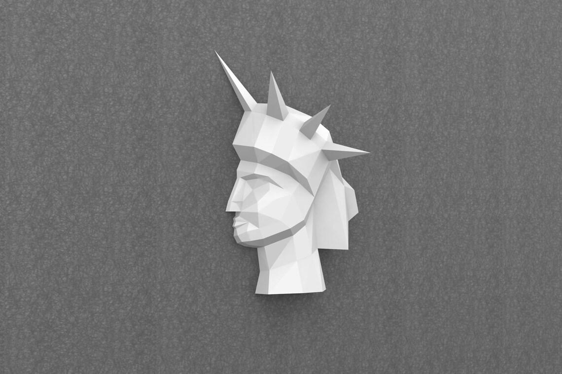 DIY Papercraftstatue of Liberty Papercraft Trophystatue - Etsy