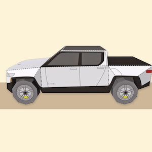 DIY Papercraft Pickup Truck,gifts for Boyfriend,table Decor,origami ...