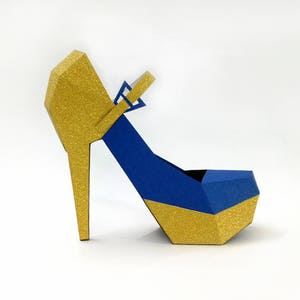 Papercraft, 3D Paper Craft, Diy High Heel Pumps,papercraft Templates ...