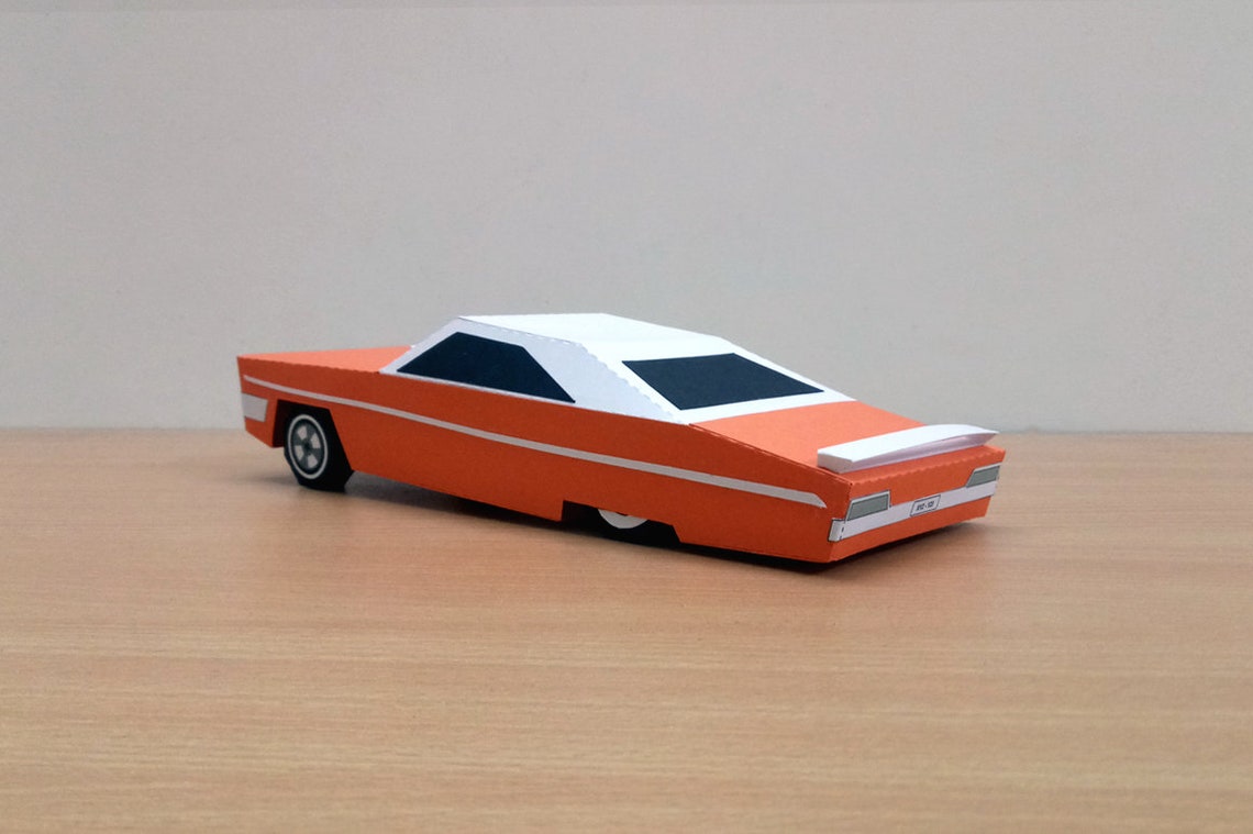 DIY Papercraft Car,lowrider Car,american Muscle,paper Car,vintage Car ...