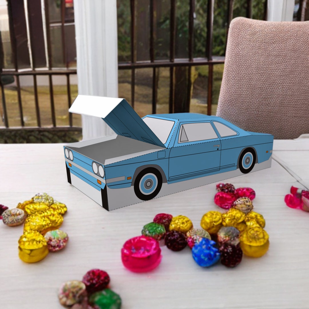 DIY Paper Car Candy Box, Honda Civic Favor (PDF Files) - Etsy