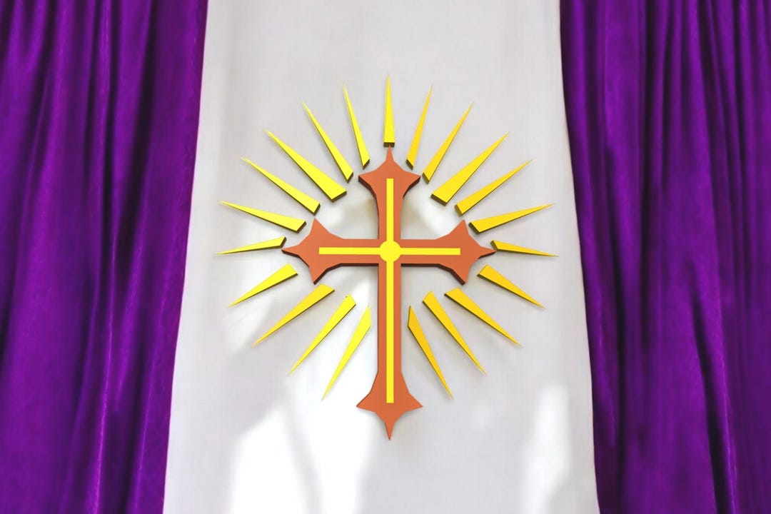 DIY Papercraft Cross Wall Decor, Christmas Wall Art, Christmas Decor ...