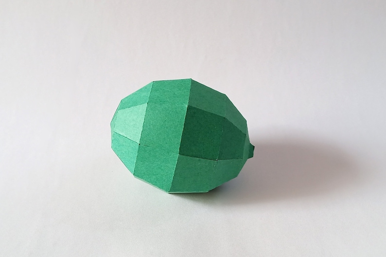 3D Papercraft Lime, Low Poly Citrus Fruit (digital Files) - Etsy