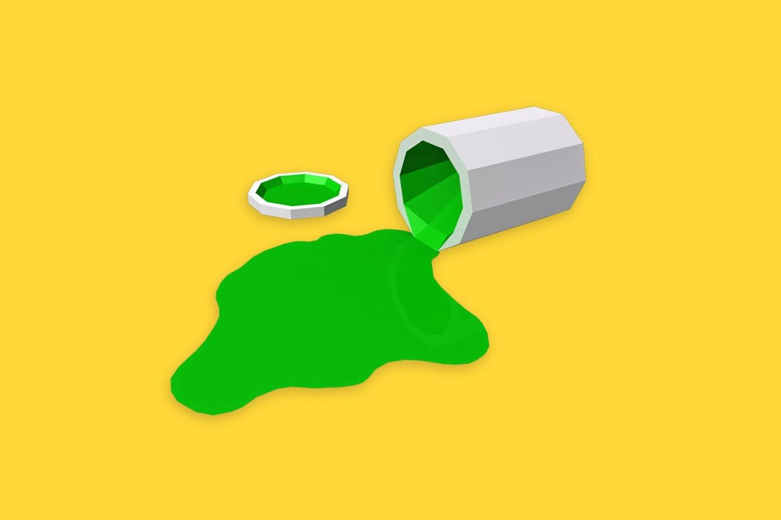 DIY Papercraft Paint Bucketpaint Splashhappy Holipaint - Etsy