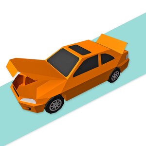 DIY Printable Car Favor,goodies Box,papercraft Car,gift Box,candy Box ...