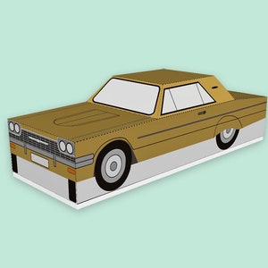 DIY Printable Car Favor,goodies Box,papercraft Car,gift Box,candy Box ...