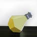 DIY Papercraft Bulb Model,paper Bulb,bulb Decoration,wall Hanging,wall ...