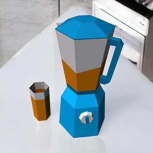 DIY Papercraft Juicer Machine, Juicer Mixer Grinder Model, Kitchen ...