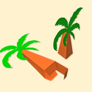 DIY Papercraft Coconut Tree Favour, Tropical Theme, Beach Props ...