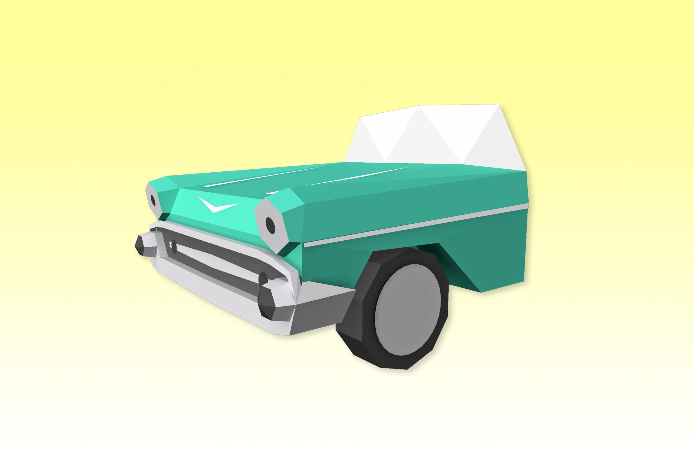 DIY Papercraft Car Decorprintable Carpaper Carwall - Etsy